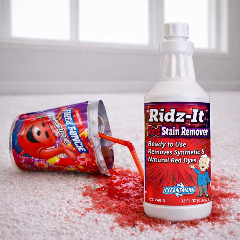 Red Stain Remover for Carpet | Ridz-It Professional – Cleansmart ...